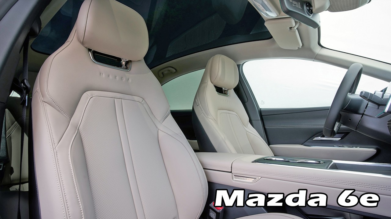 Mazda 6e - interior trims, details - YouTube