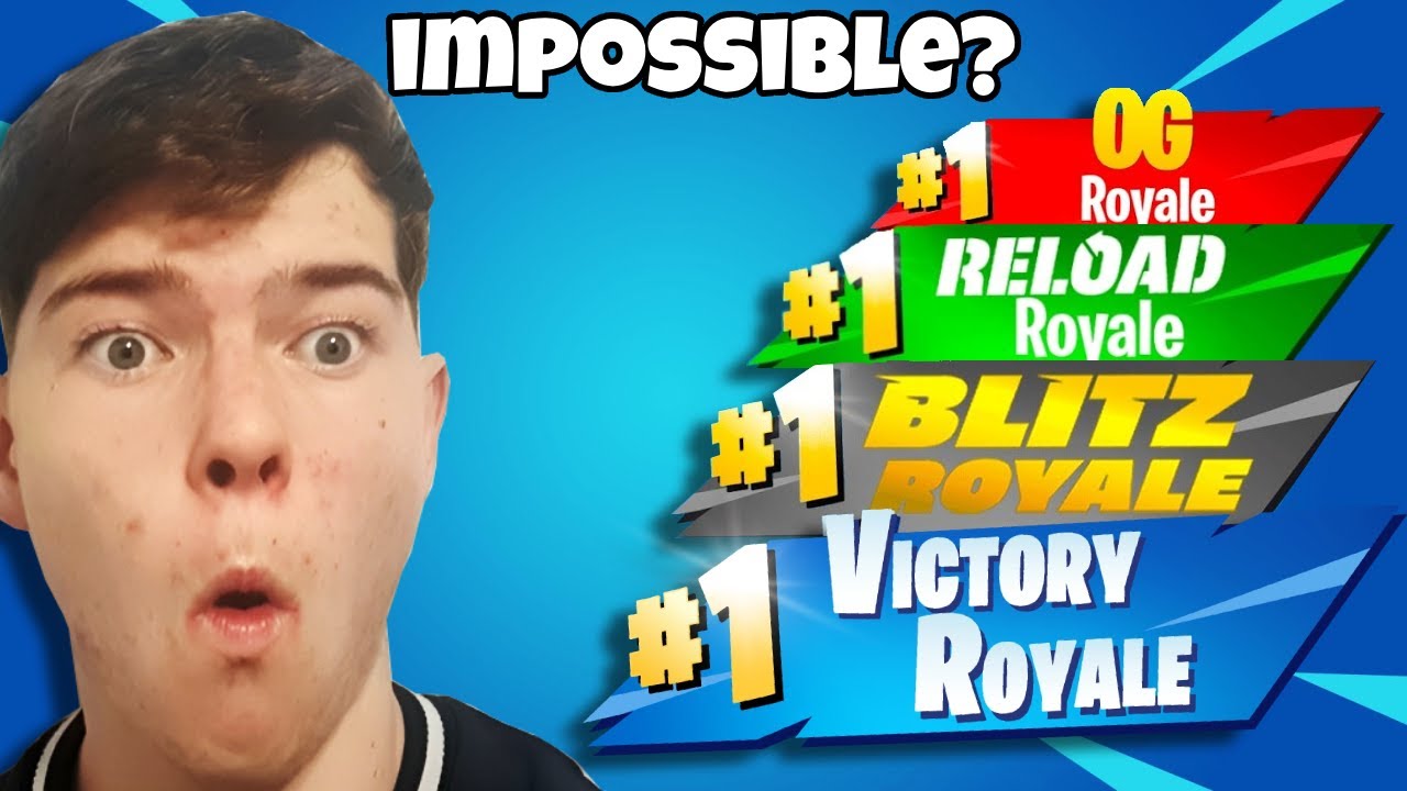 I Tried to Win in EVERY Game Mode... - YouTube