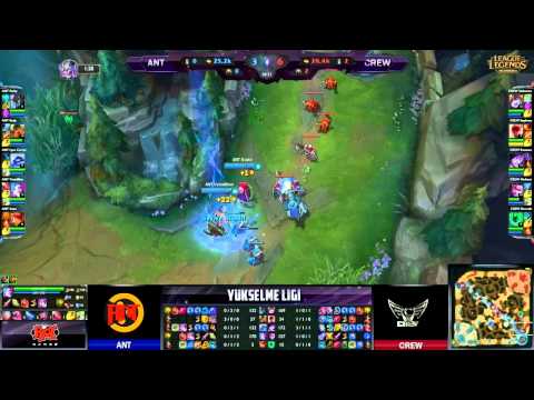 Yükselme Ligi 2015 - 2. Hafta 2. Gün - ANT vs CREW