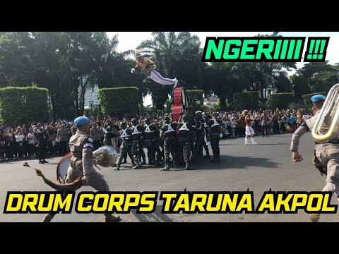 NGER1 !! AKSI TARUNA AKPOL DRUM CORPS CENDERAWASIH AKADEMI KEPOLISIAN # ...