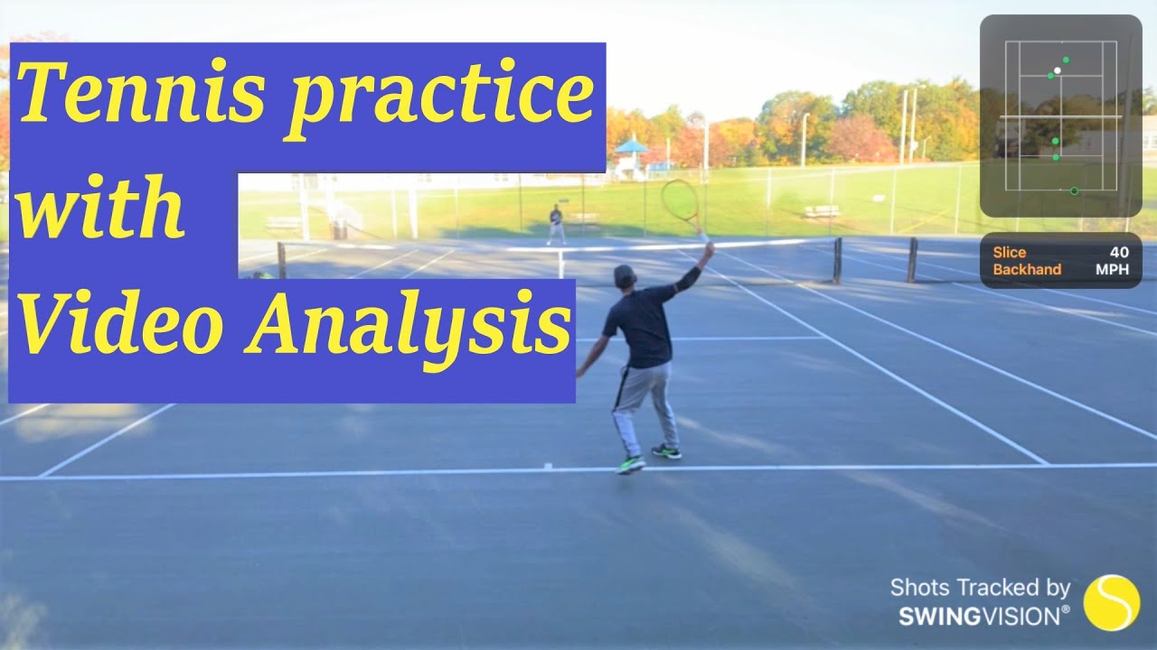 Tennis Practice with Swingvision Video recording & Analysis Review ...