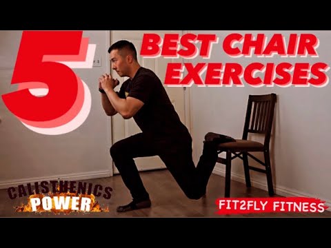 5 BEST CHAIR EXERCISES | IN HOME BODYWEIGHT WORKOUT - YouTube