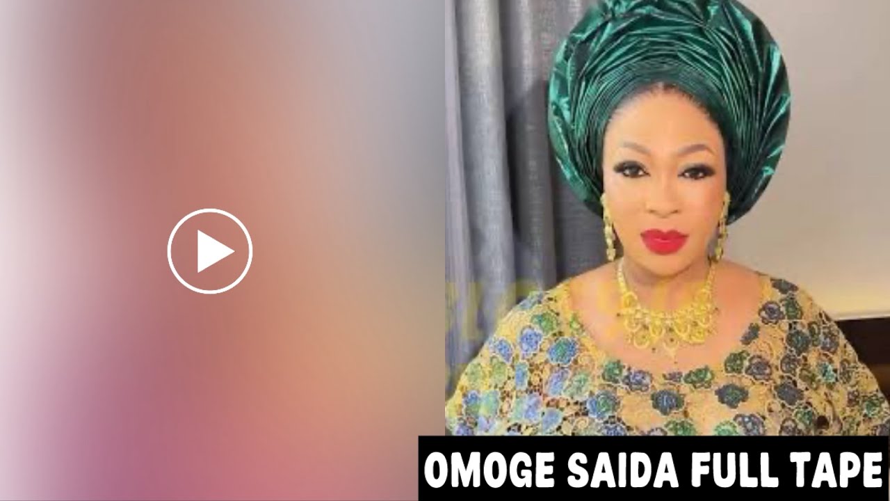 😭💔Omoge Saida Full noodles Tape: House Wife Releases Omoge Saida video ...