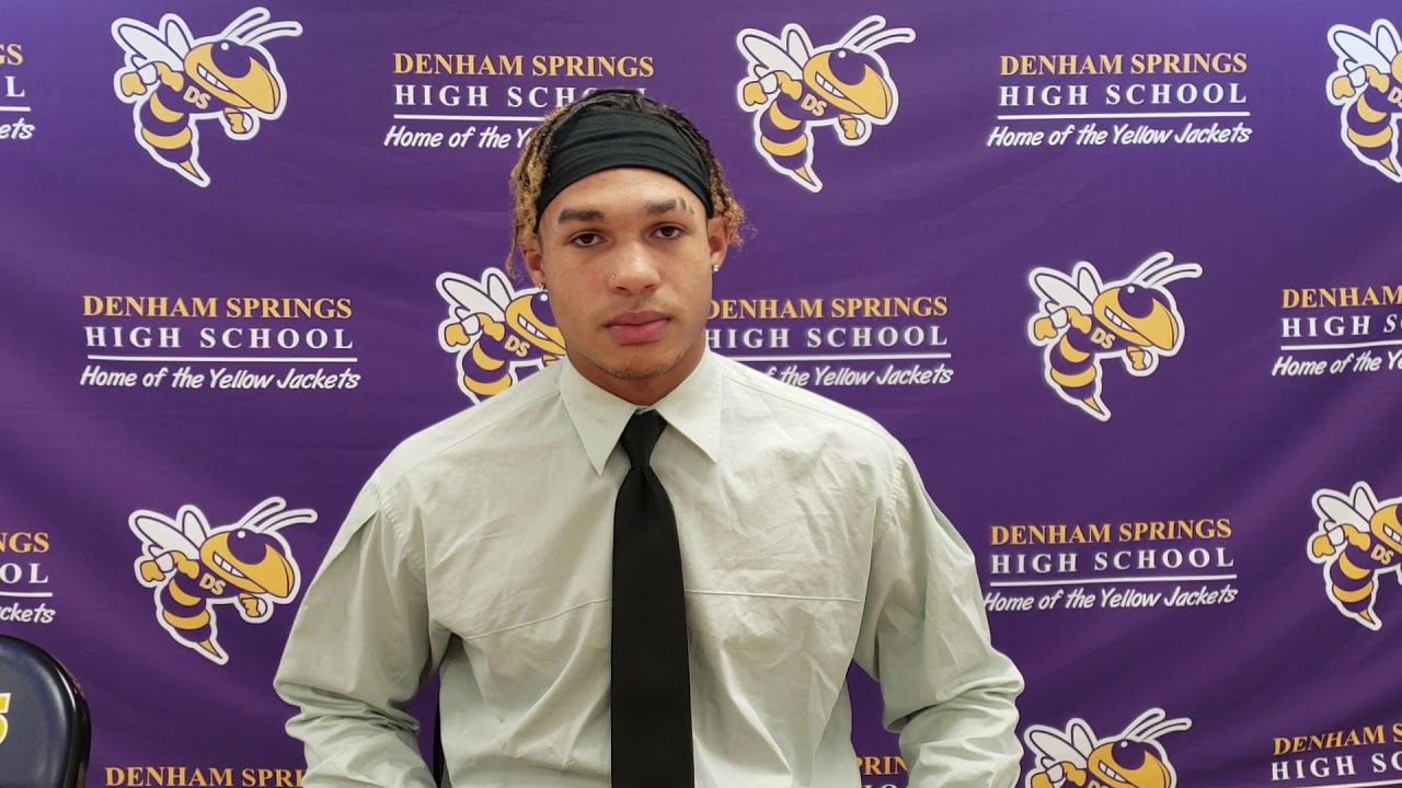 Denham Springs High School's Davion Nassri - YouTube