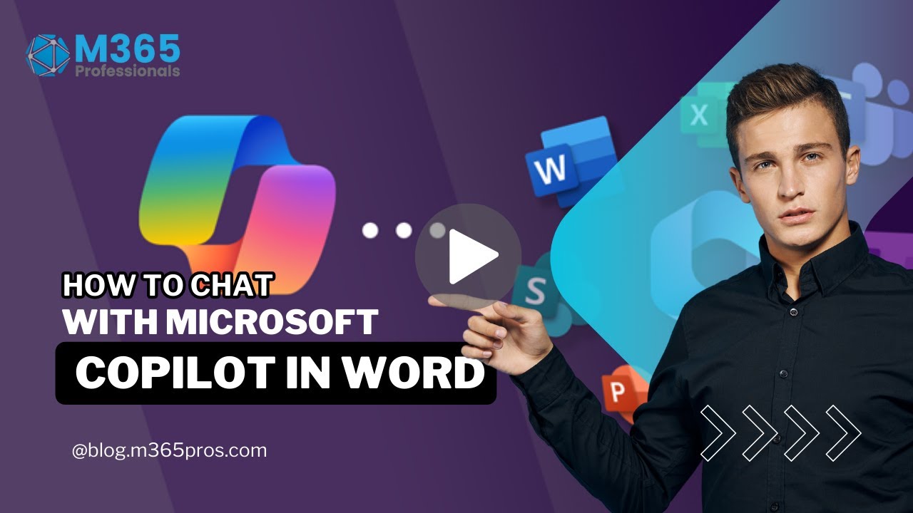 How to chat with Microsoft Copilot in Word - YouTube