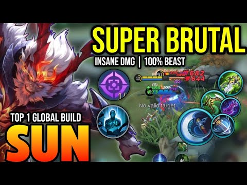 SUN BEST BUILD 2023 | BUILD TOP 1 GLOBAL SUN GAMEPLAY | MOBILE LEGENDS ...