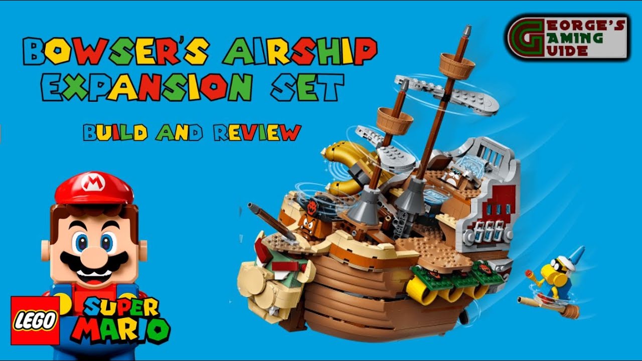 LEGO Mario - Bowser's Airship (71391) Build and Review - YouTube