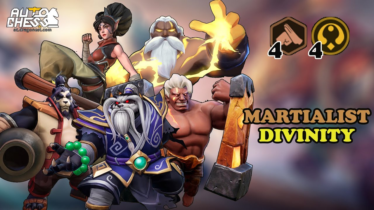 MORE CASTING A ABILITIES WITH DIVINITY PANDAMAN MARTIALIST !!! - Auto Chess Mobile - YouTube