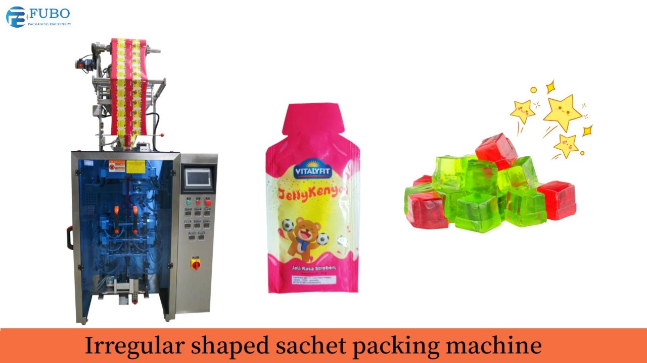 Vertical Jelly Sachet Packaging Machine - YouTube