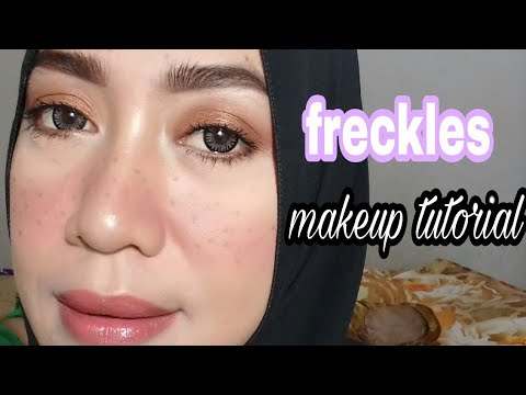 freckles makeup tutorial - YouTube