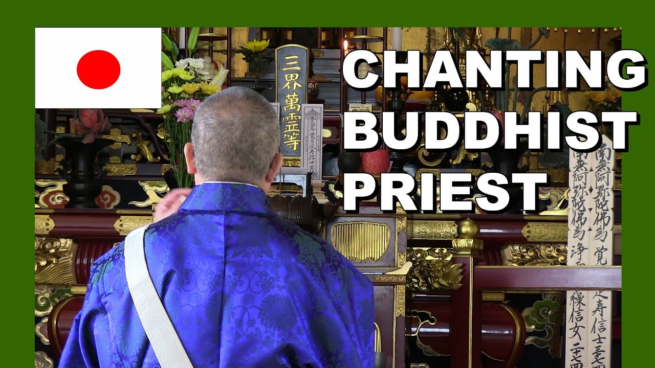🚶‍♂️ Japan Jōdo-shū Buddhist priest memorial chant - Walking in Japan ...