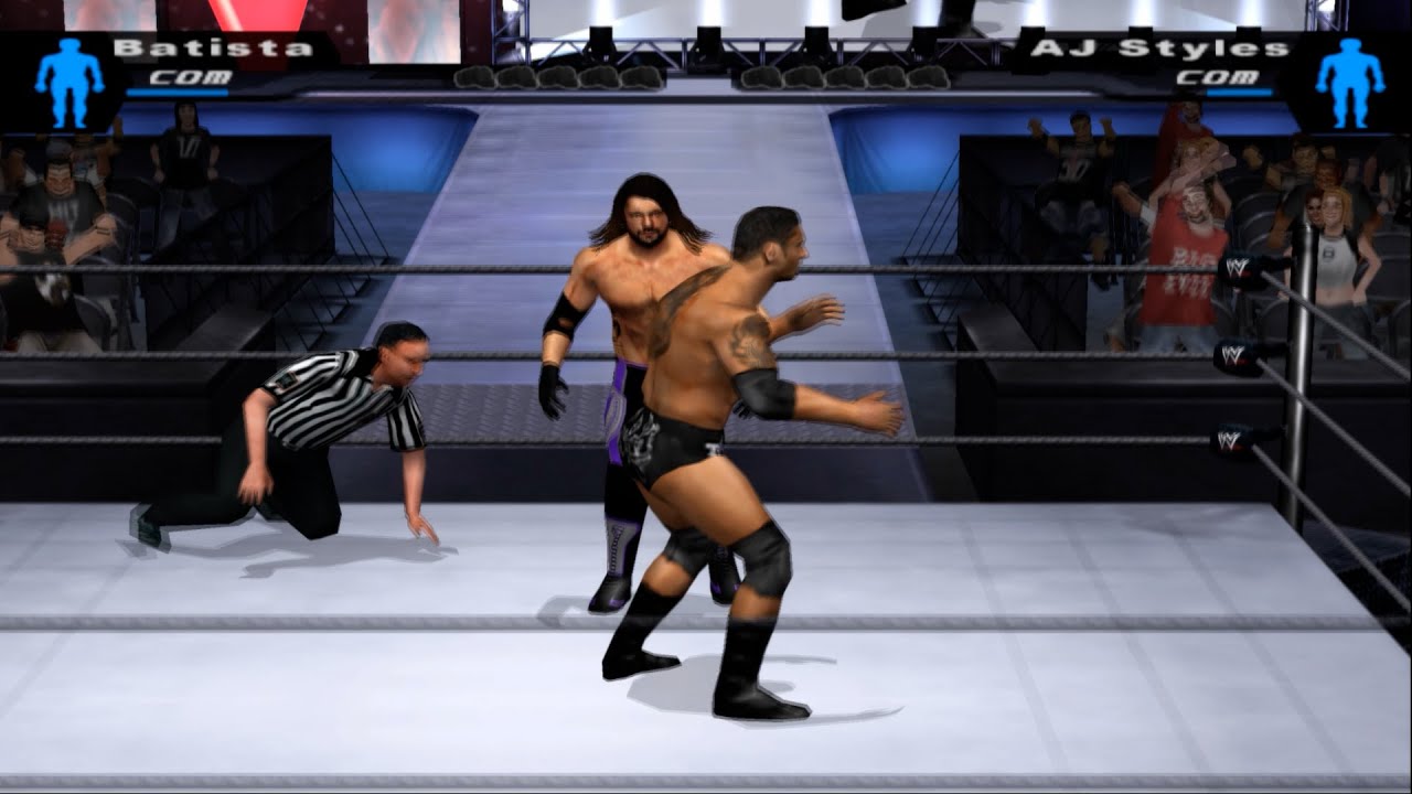 🎮 Ultimate HCTP Fight | Batista vs AJ Styles | Full Gameplay 💥 - YouTube
