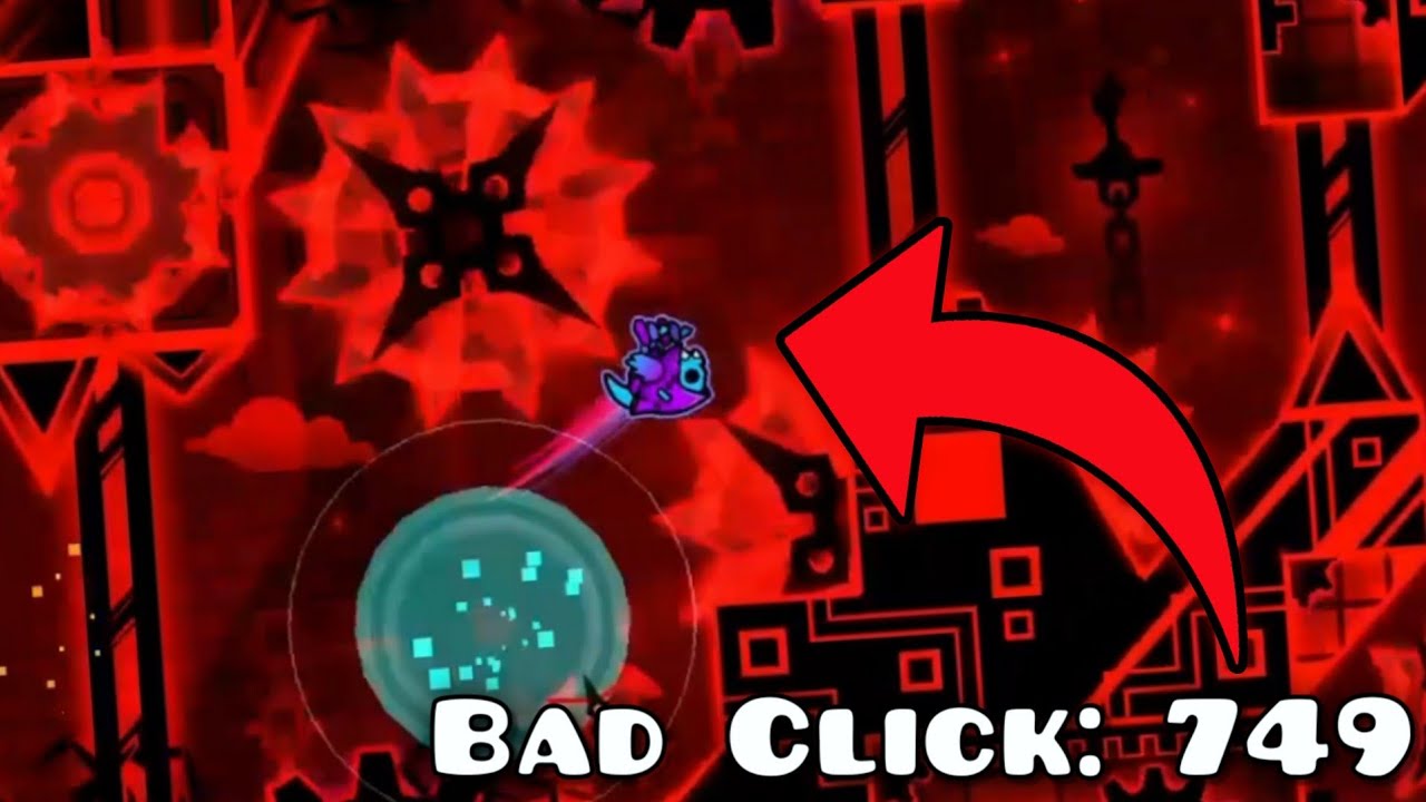 Bloodlust with Bad Click Counter | Geometry Dash 2.2 - YouTube