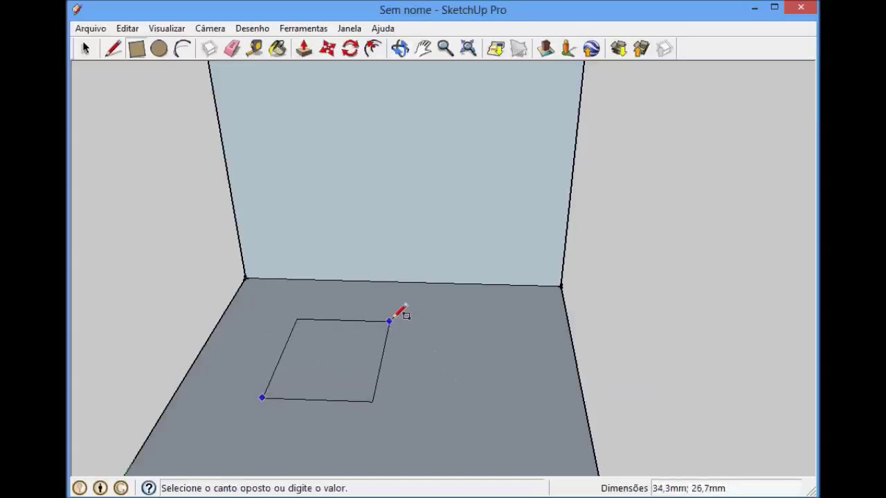Construindo um Hexaedro no SketchUp - YouTube