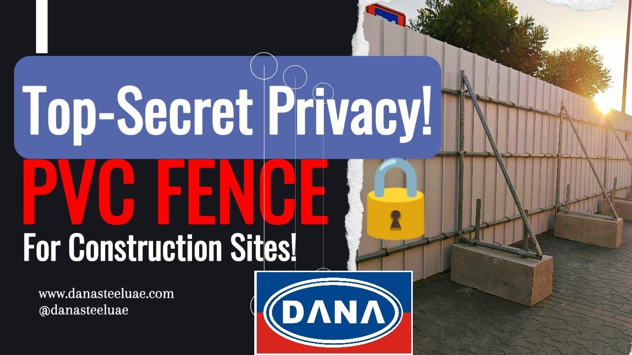 Secure Your Site! 🚧🔒 Privacy PVC Fence for Boundary Walls! - YouTube