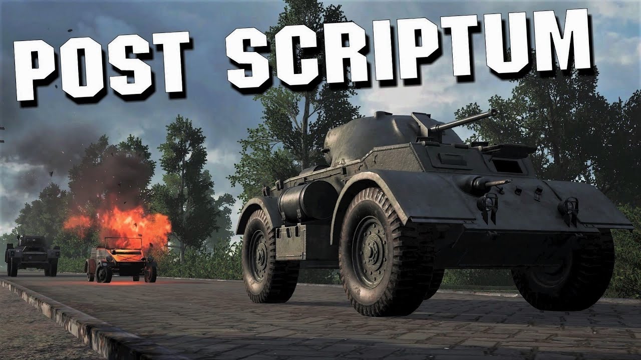 Post Scriptum Scout Car Fun (Staghound, Daimler) - 4K - YouTube