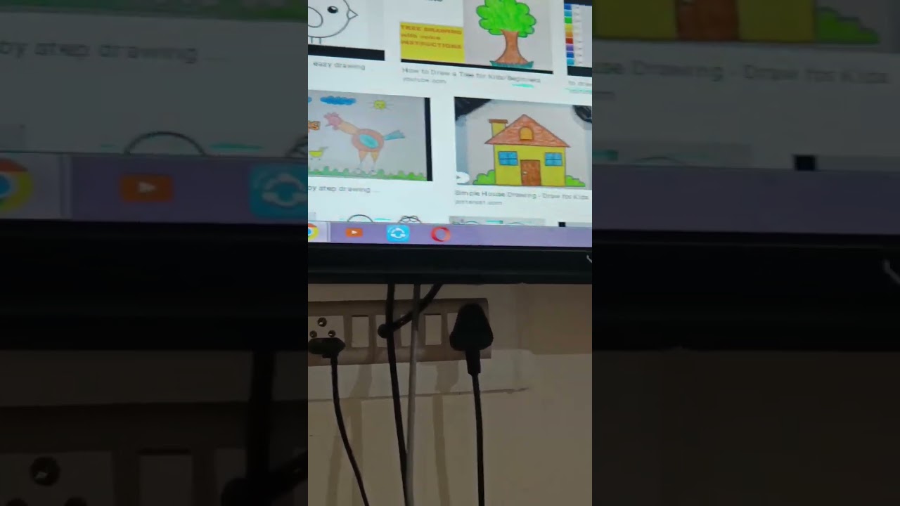 LKG kid simple drawing... Engaging children in art works - YouTube