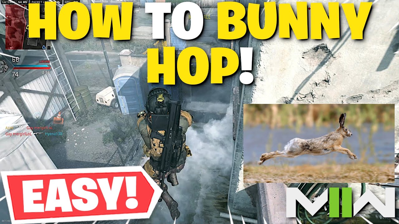 Modern Warfare 2 - How To Bunny Hop Like A PRO! Easy Tutorial To Learn ...
