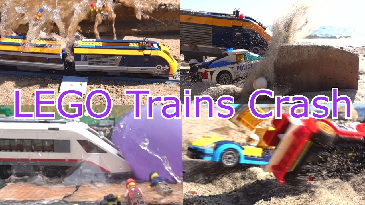 Random Slow Motion Movies - LEGO Trains Compilation Crash #4 - YouTube