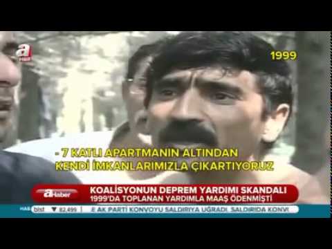1999 DEPREMI HIRSIZ ECEVIT - BAHCELI ve  MESUT YILMAZ BU REZİLLİK NE BÖYLE?