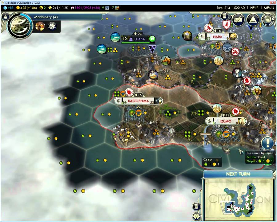 Let's Play Civ V - Japan 10 - YouTube