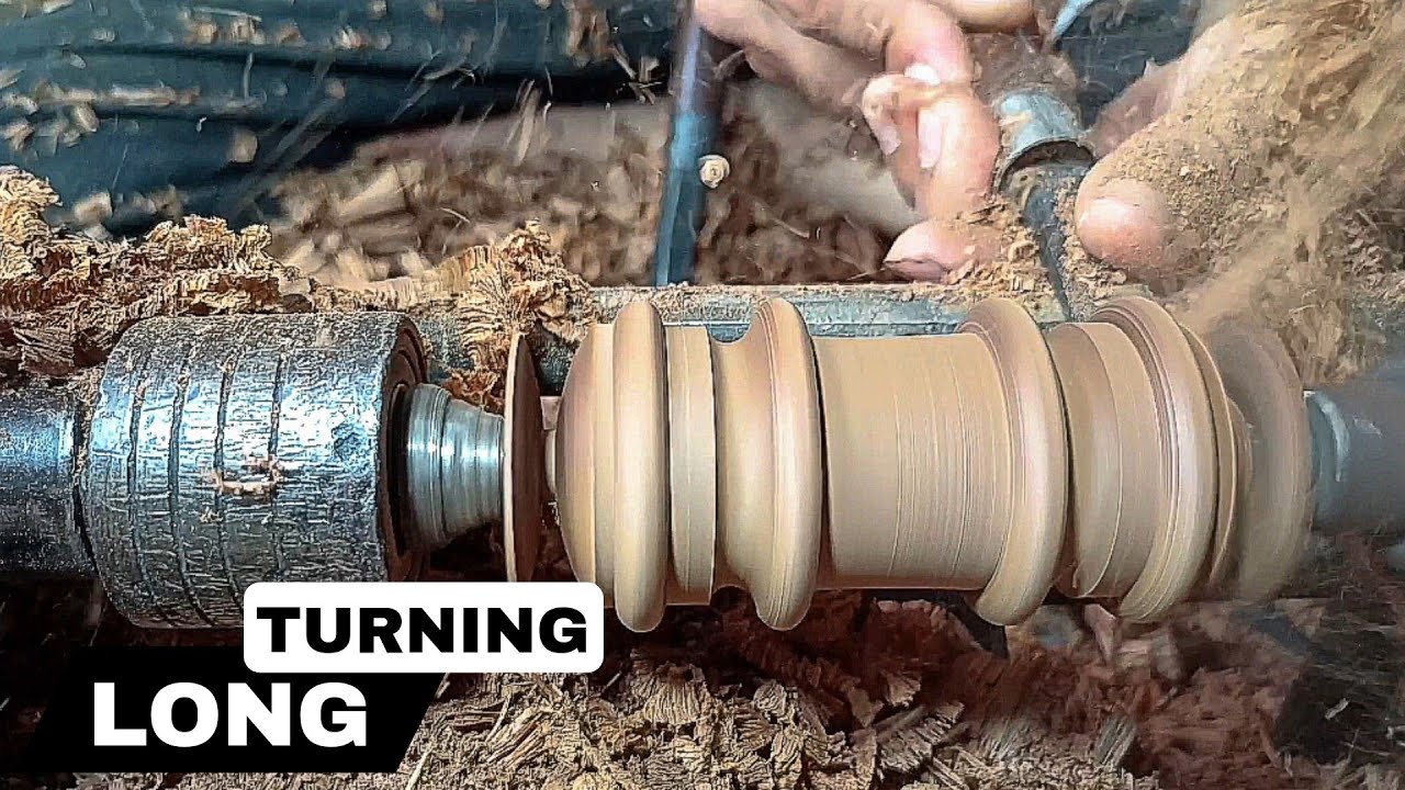 Long Woodturning Scrap Work | Handywork New Dezine!! - YouTube