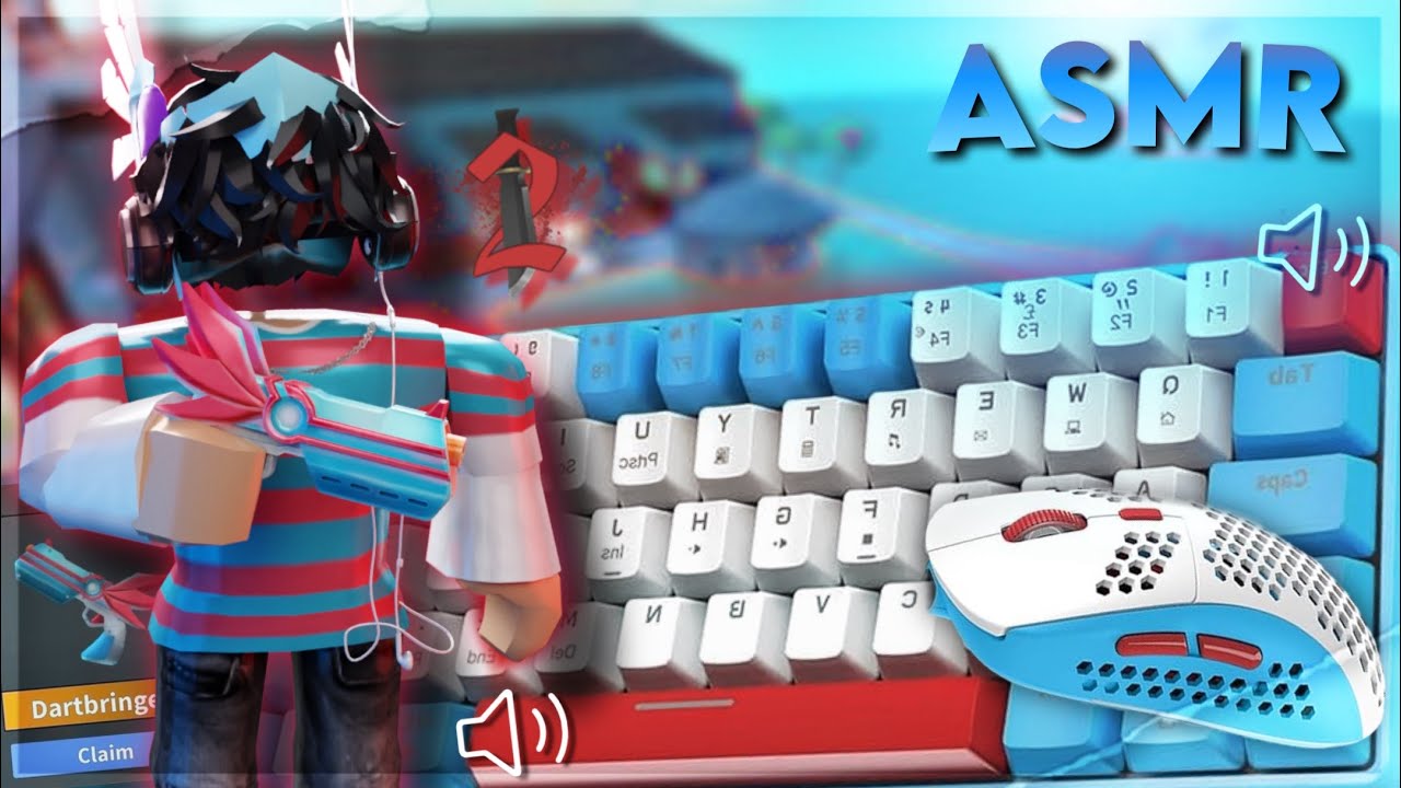 Playing MM2 with DARTBRINGER🔫 + KEYBOARD ASMR | MM2 - YouTube