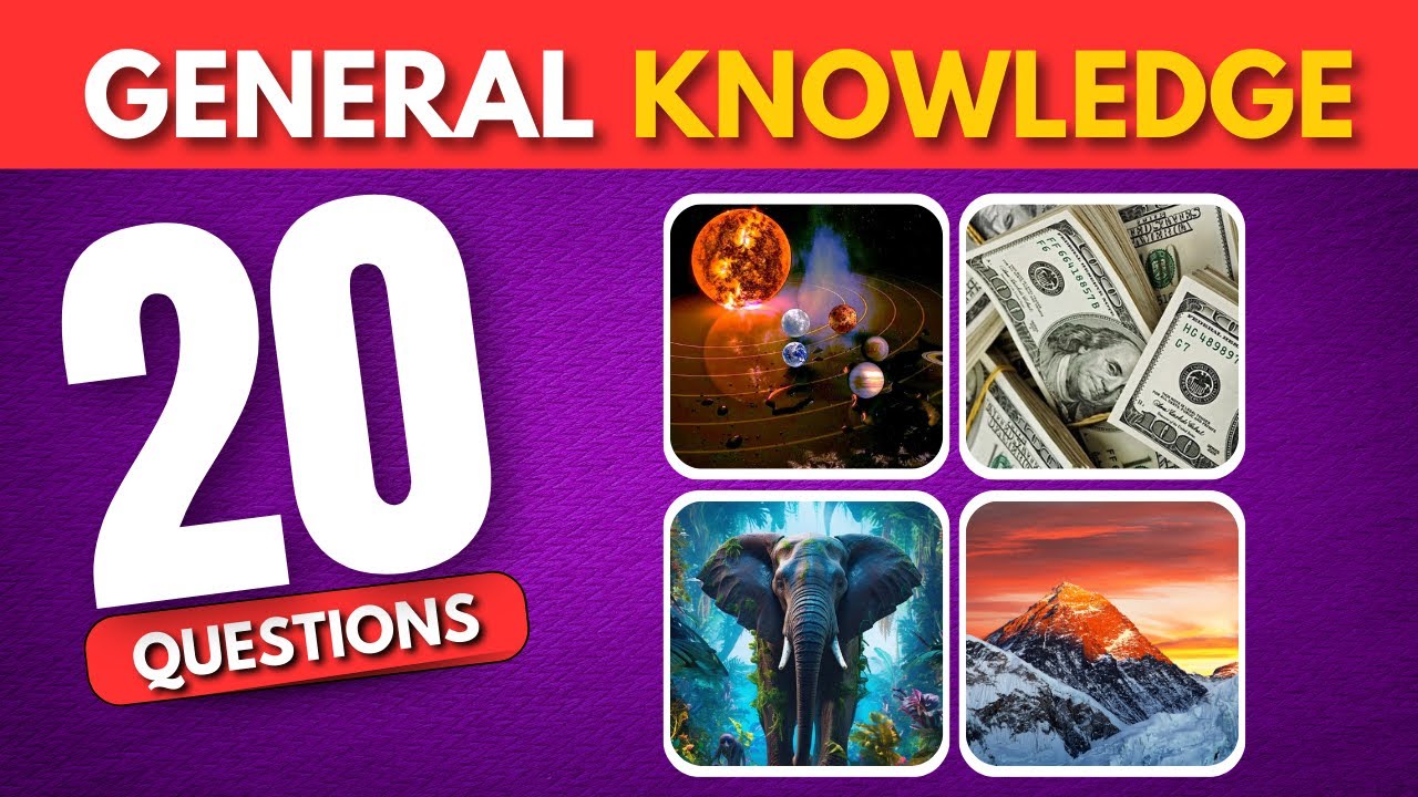 🌍 20 General Knowledge & Science Facts Quiz - Can You Get All the ...