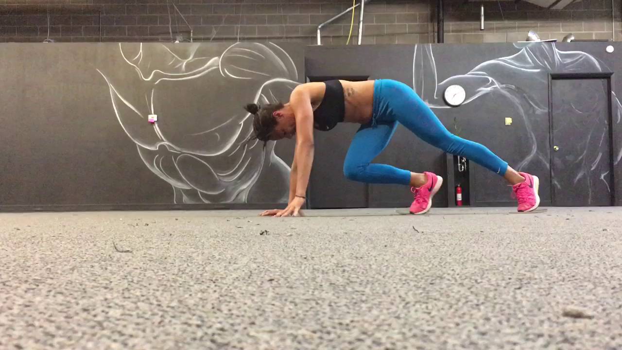 Easy Moves for Abs - Mountain Climber into Rotating Plank - YouTube