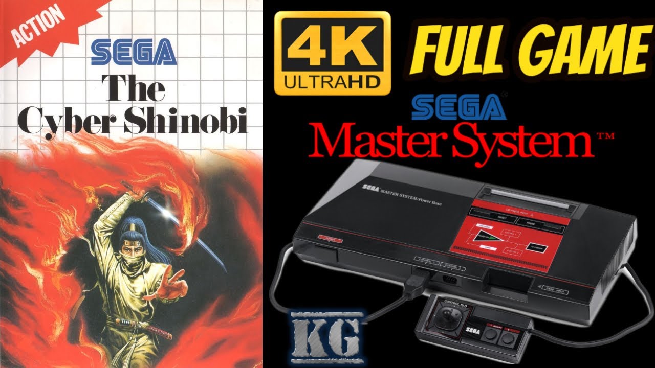 The Cyber Shinobi [SEGA MASTER SYSTEM] Gameplay Walkthrough FULL GAME ...