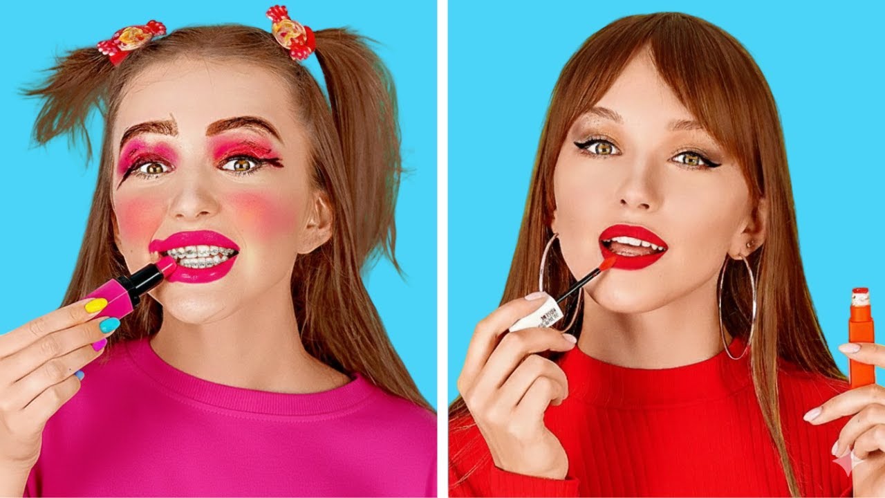 NEW ULTIMATE BEAUTY HACKS 💕 Funny Makeover Chaos & Girly Solutions by ...