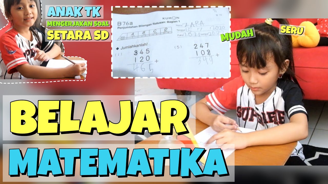 MENGERJAKAN PR KUMON MATEMATIKA (PENJUMLAHAN RATUSAN) | BELAJAR DIRUMAH ...