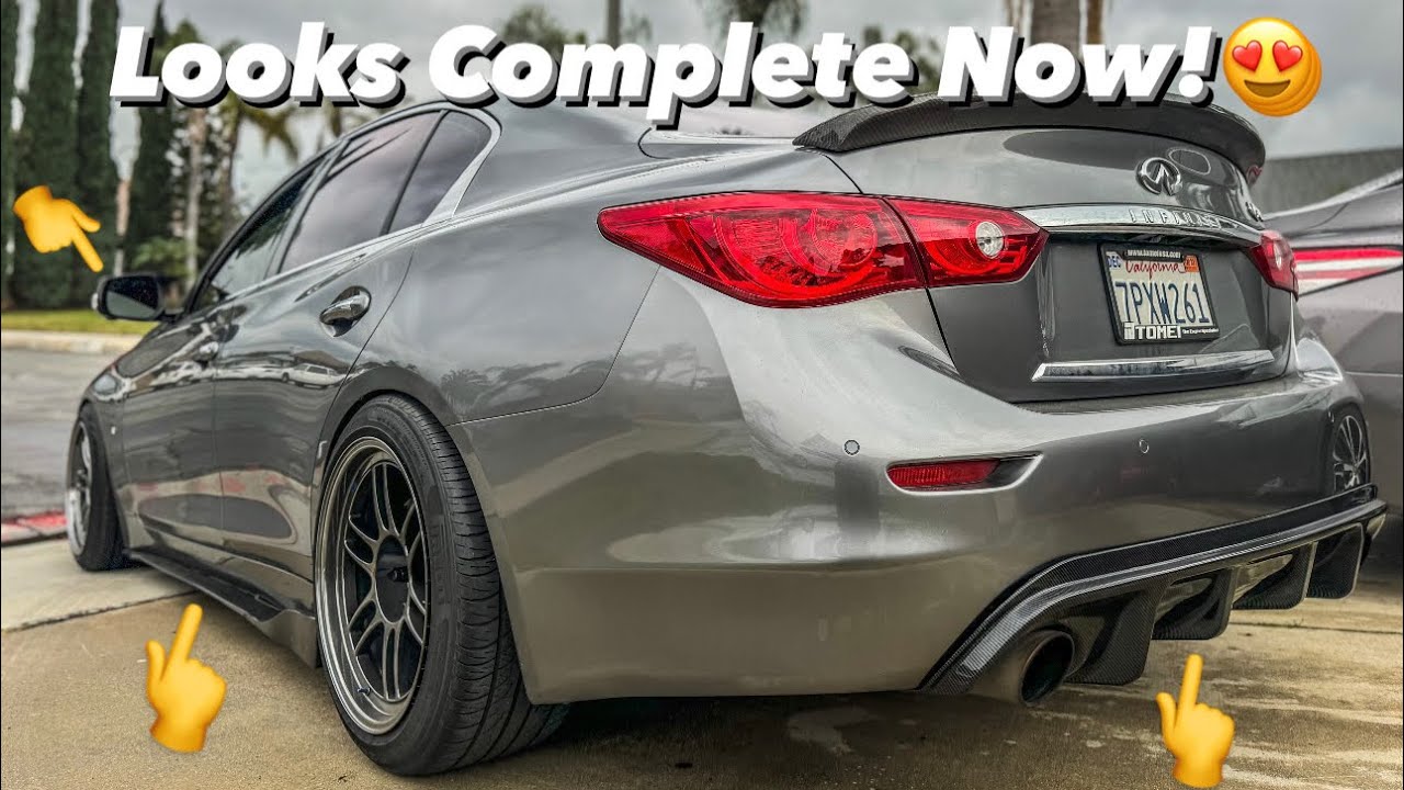 THESE 3 NEW MODS TRANSFORMED THE LOOK OF MY Q50!!! - YouTube