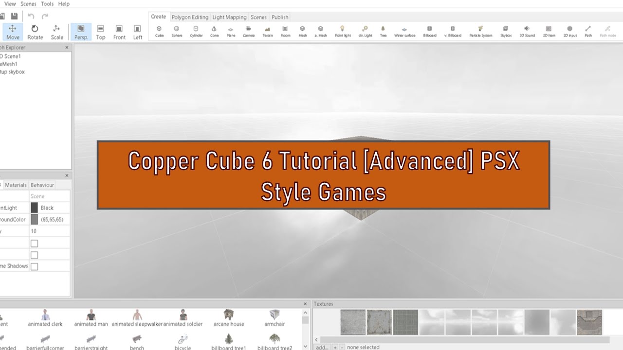 Copper Cube 6 Tutorial | Advanced - PSX Style Games - YouTube