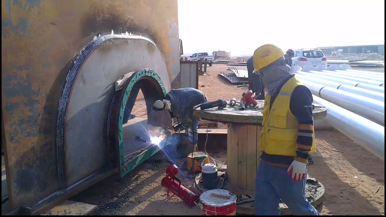 How to fabricate Steel Tank CleanOut Door step by step #top_art_tube ...