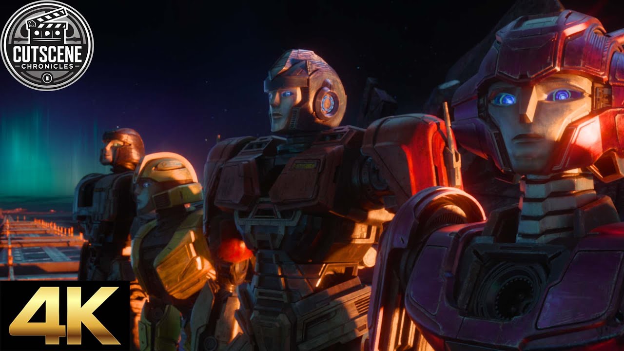 [4K UHD] Lost on the Cybertron Surface CUTSCENE | Transformers One ...