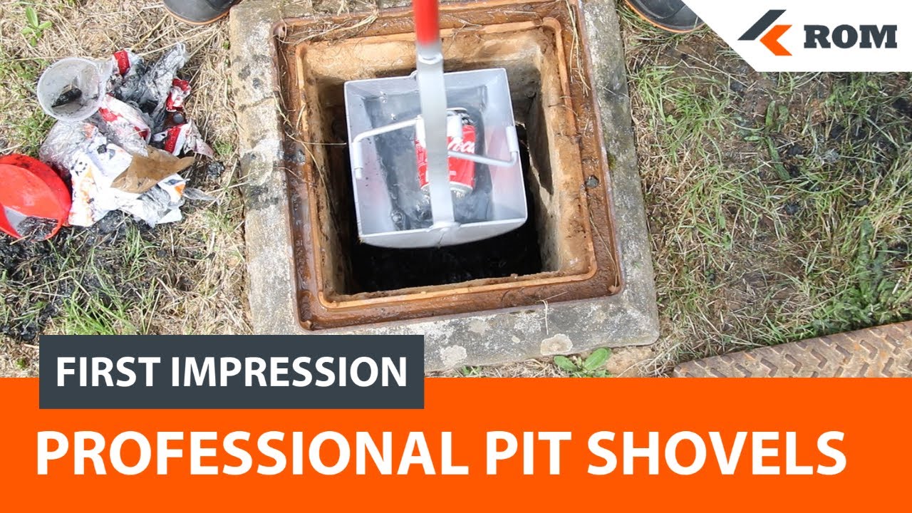 How do you remove junk, waste and more with a pit shovel? - YouTube
