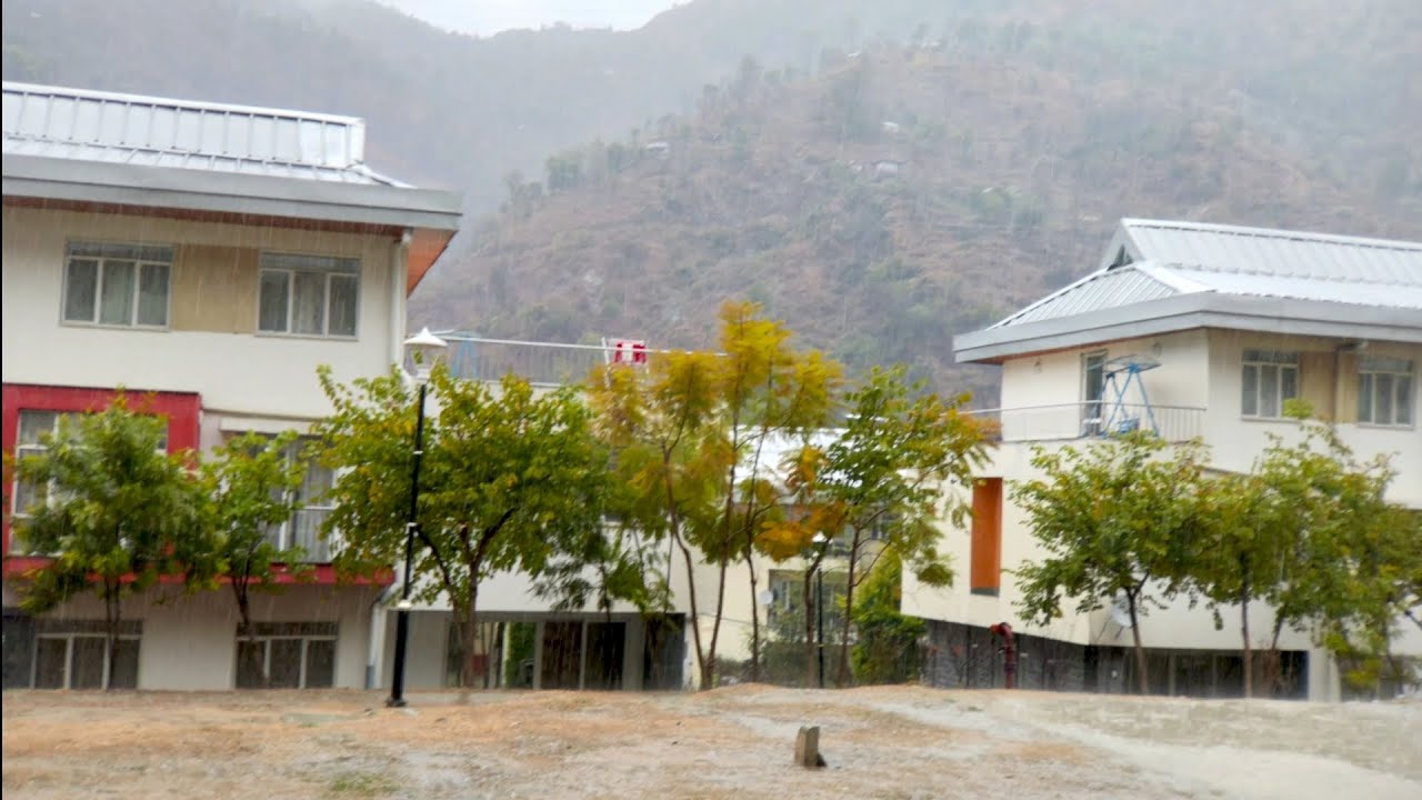 IIT Mandi campus on a rainy winter day - YouTube