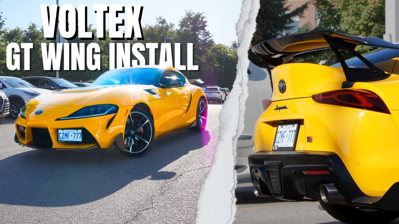 Voltex GT Wing Install (FT. TVO Racing) - Toyota GR Supra [EP10] - YouTube
