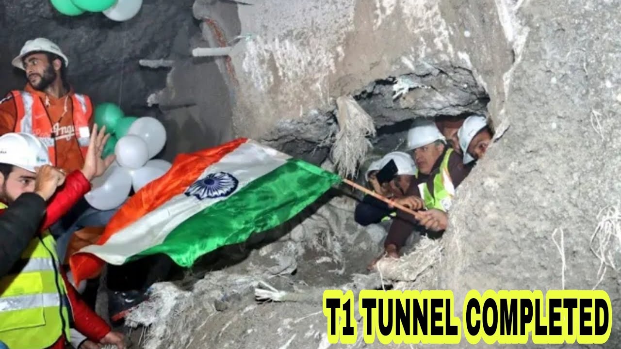 T1 tunnel construction completed || indian railway achieved milestone ...