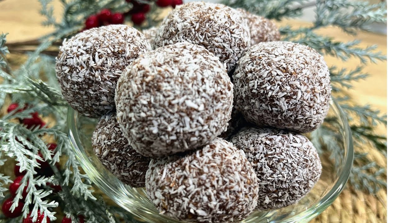 Chocolate Balls Recipe, No-Bake Chocolate Ball 4-Ingredient Recipe # ...