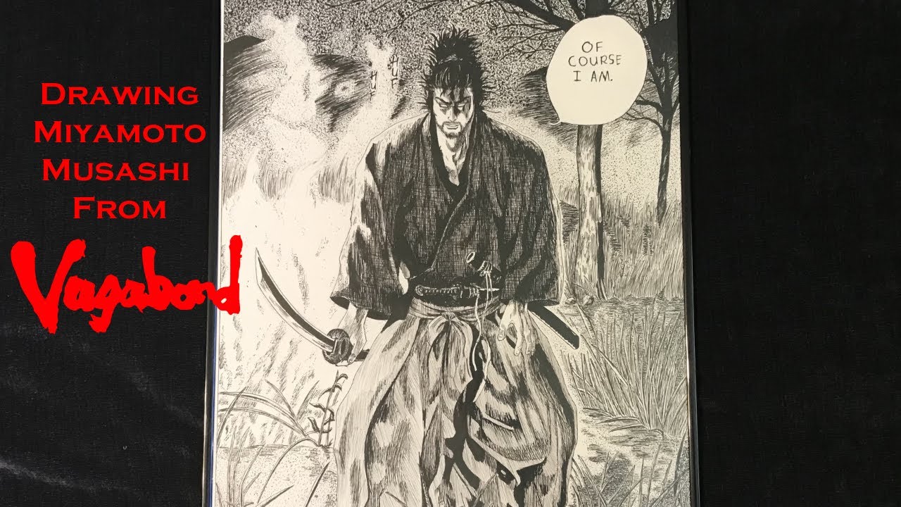 Drawing Miyamoto Musashi From Vagabond! [Timelapse] - YouTube
