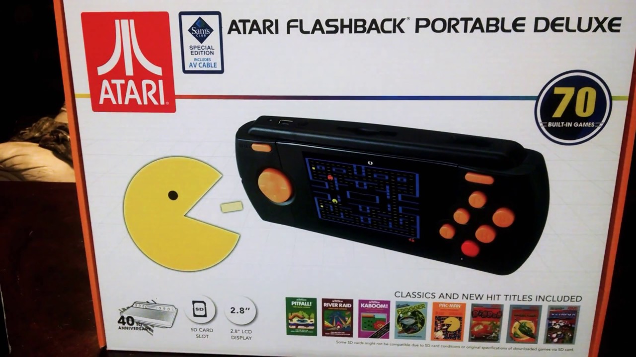The ATARI FLASHBACK PORTABLE DELUXE 40th Anniversary Review! - YouTube
