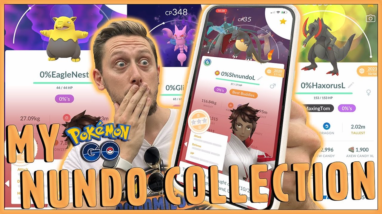My *NUNDO* Pokémon Collection! 0% IV Pokémon in Pokémon GO - YouTube