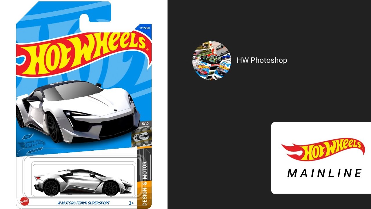 HOT WHEELS W Motors Fenyr Supersport as a Mainline! - YouTube