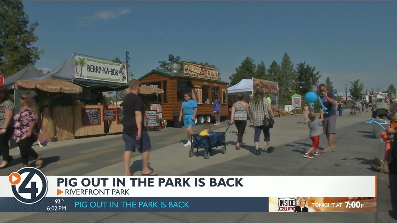 ‘It’s just a good time’: Locals enjoy first day of Pig Out in the Park ...