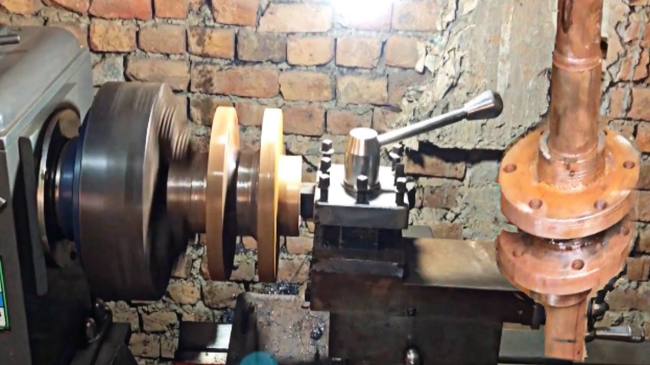 Wonderful process of making Complein Hub on lathe machine in local ...