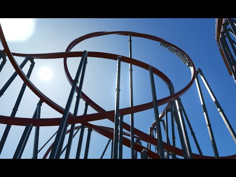 Flying Demons - Custom RMC T-Rex Coaster - YouTube