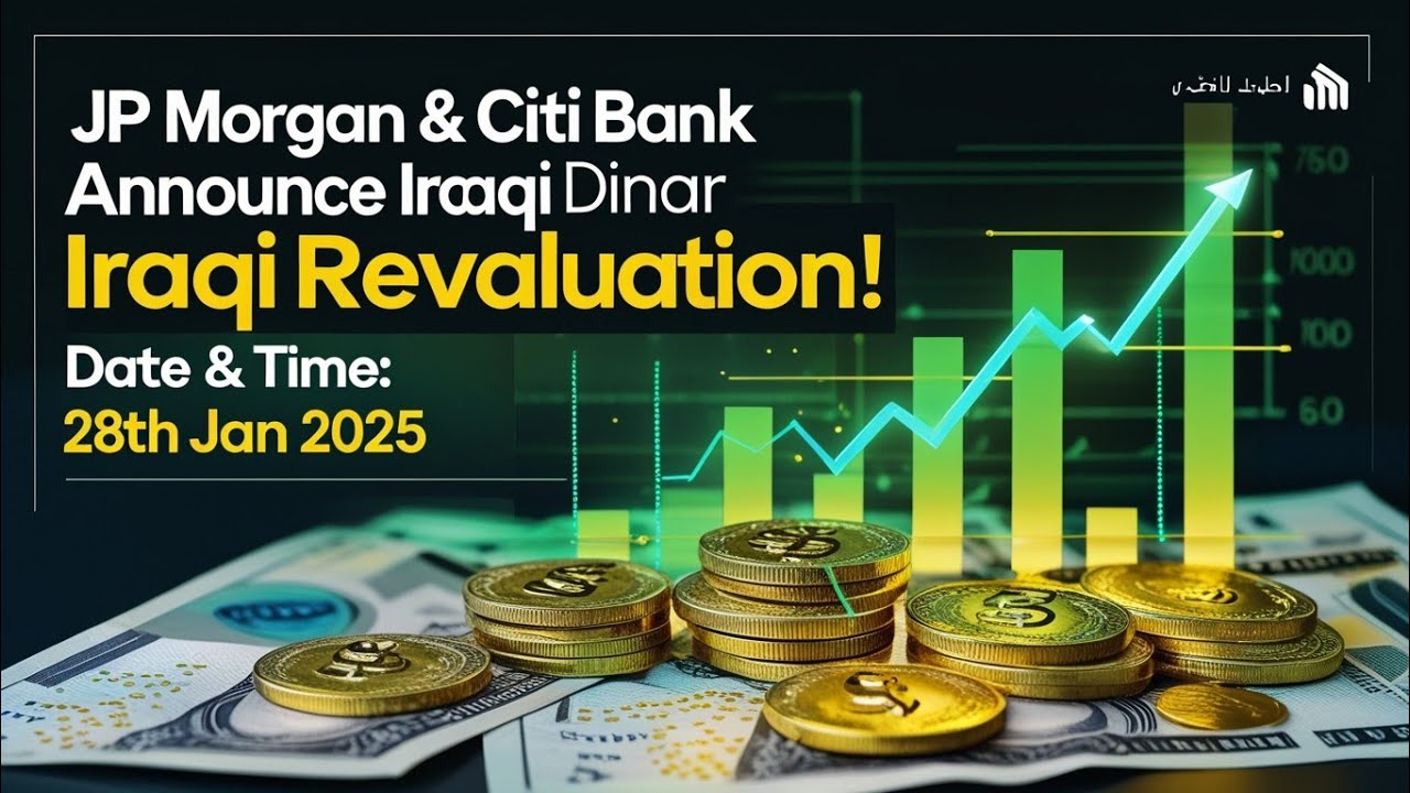 JP Morgan & Citi Bank's Big Announcement😱 Iraqi Dinar Revaluation Date ...