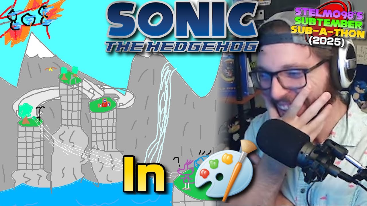 I Drew An Iconic Sonic Scene in MS Paint - YouTube